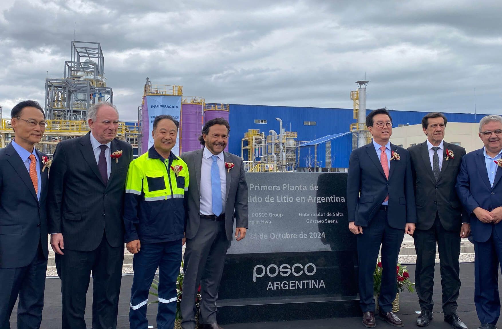 Posco Launches the First Commercial Lithium Hydroxide Plant in Argentina | Panorama Minero